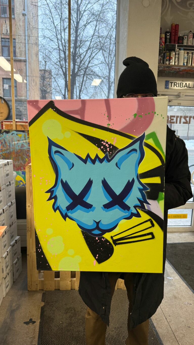 Roofie The rooftop cat – Tribal Riga Online Store